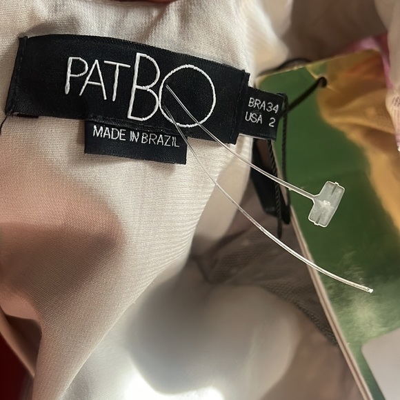 PatBO | Dresses | Pat Bohibiscus Lace Trim Cut Out Maxi Dress | Poshmark